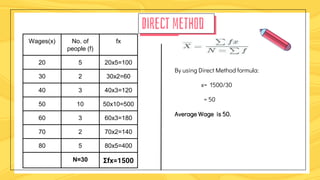CENTRAL TENDENCY AND MEAN AND TYPES IN STATISTICS | PPTX | Business ...