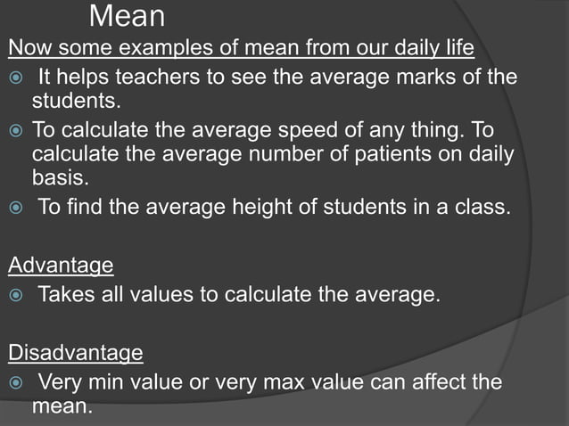 Central tendency | PPT