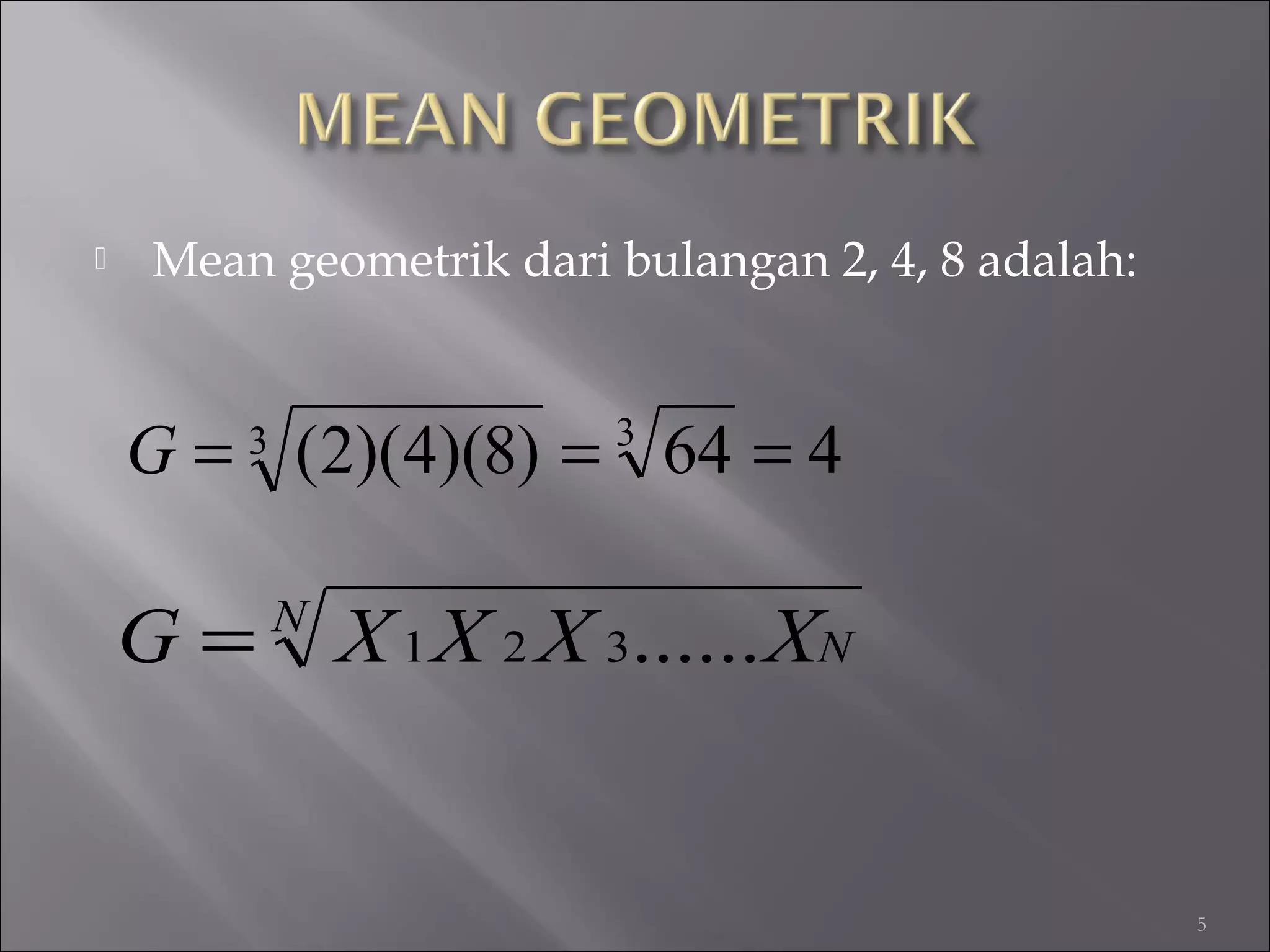 Central tendency mean median modus | PPT