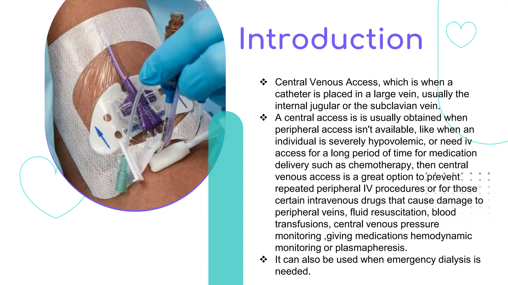 Central Venous Access | PPTX