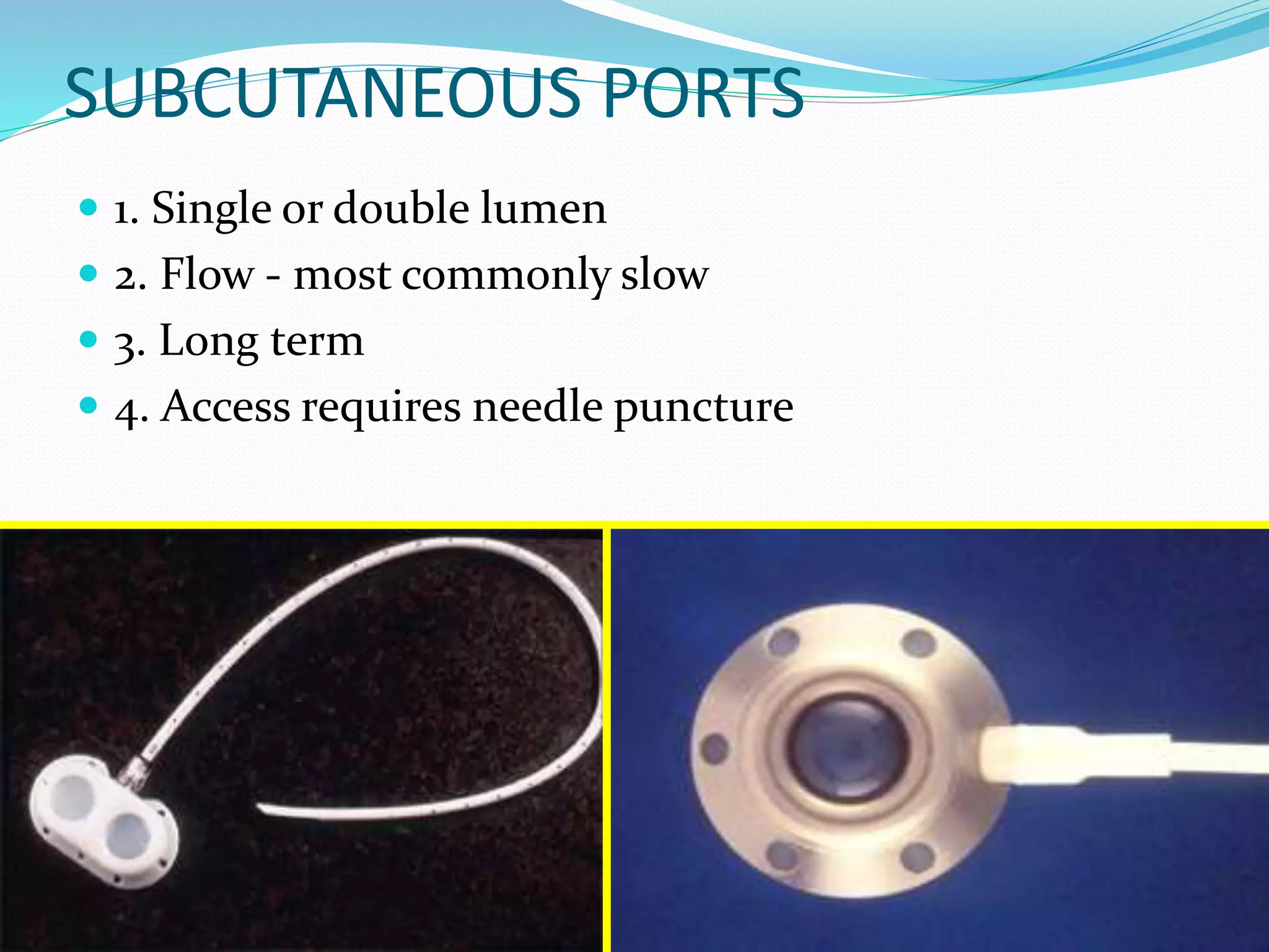 Central venous access catheter | PPTX