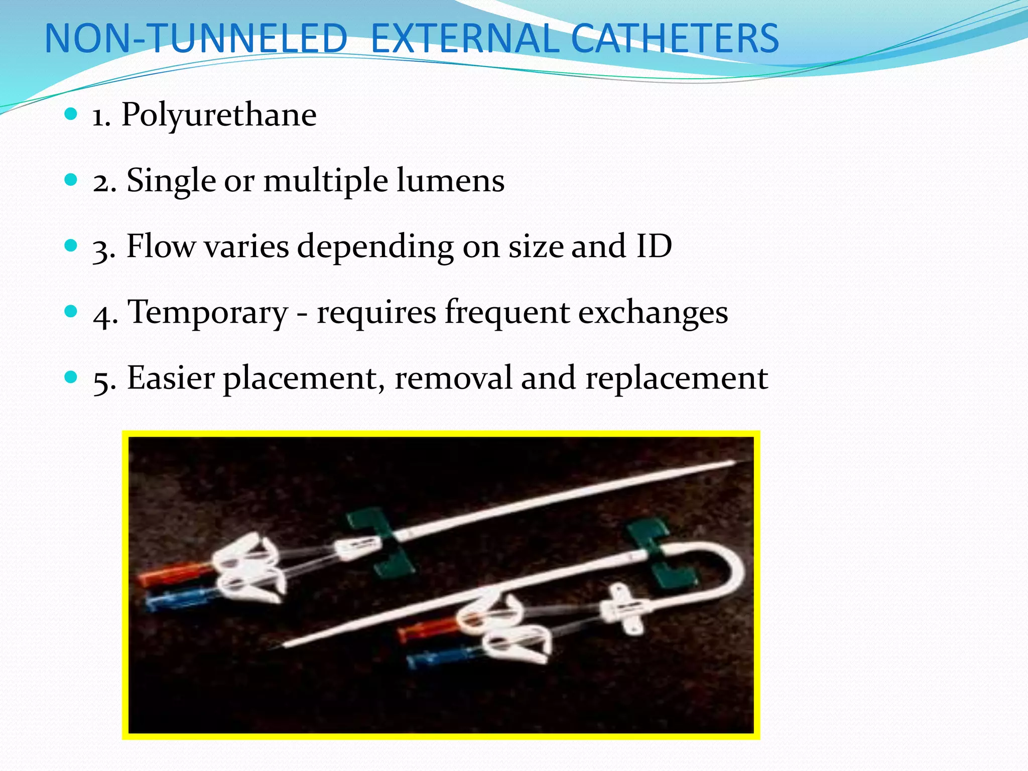 Central venous access catheter | PPTX