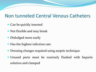 Central venous access catheter | PPTX