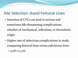 Central venous access catheter | PPTX