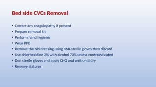 Central venous access devices all you need to know | PPTX