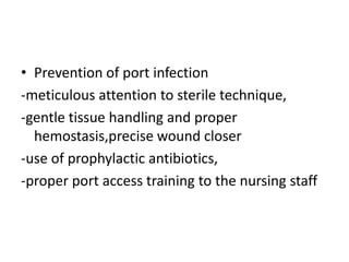 Central venous access in breast ca | PPT