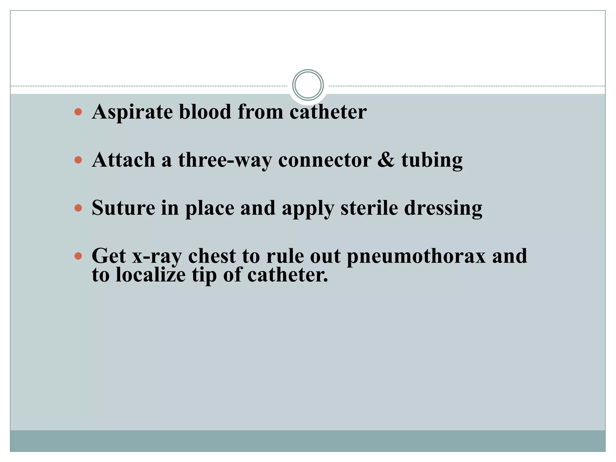Central venous cannulation | PPTX
