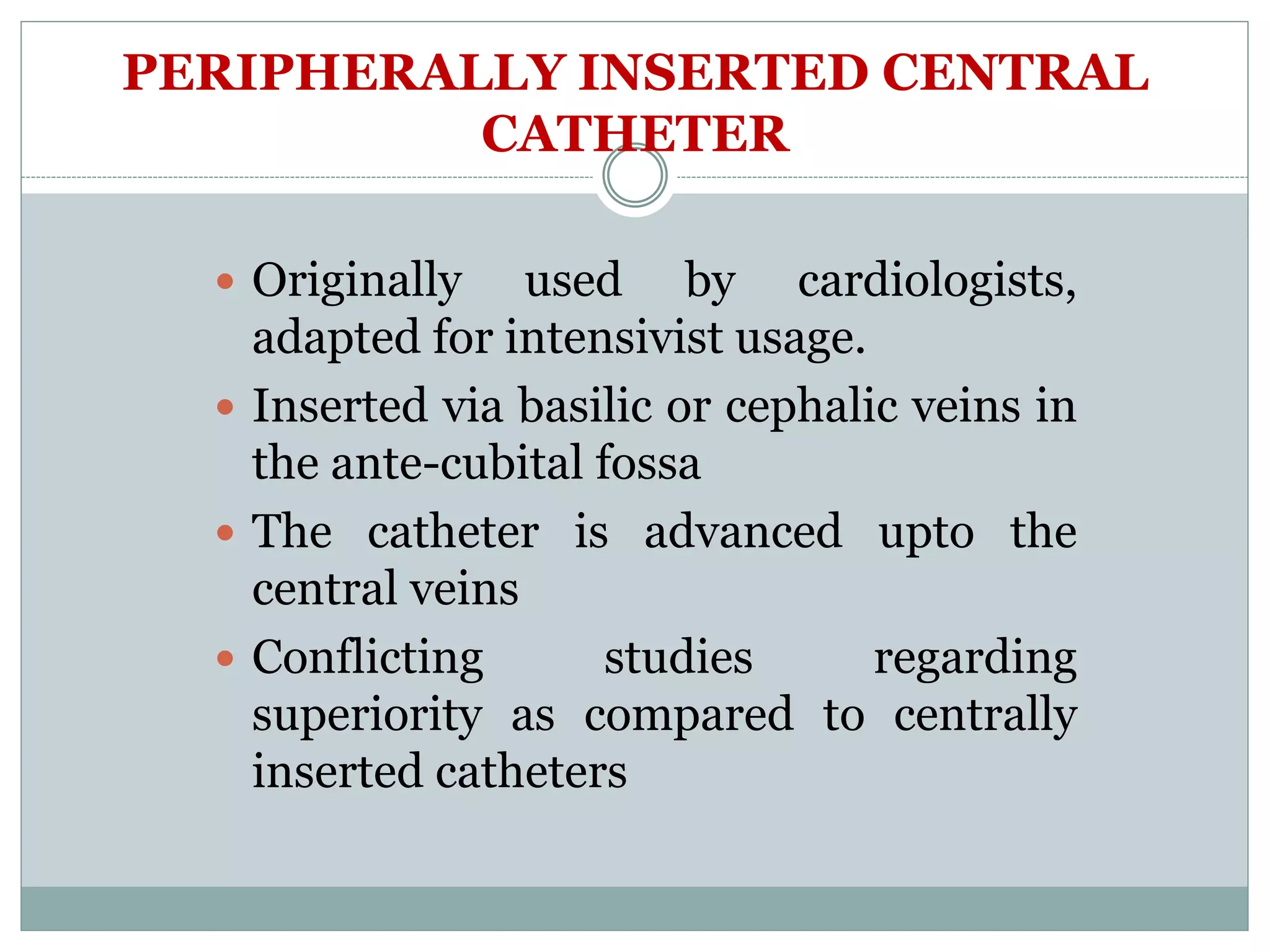 Central venous cannulation | PPTX