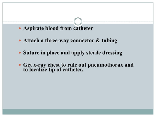 Central venous cannulation | PPTX