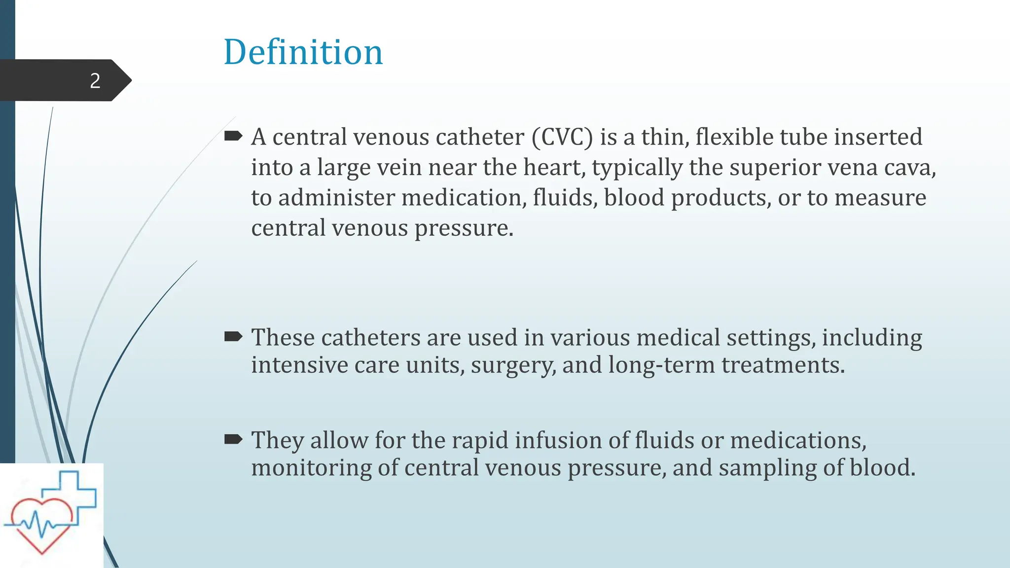 Central venous catheter Introductio.pptx