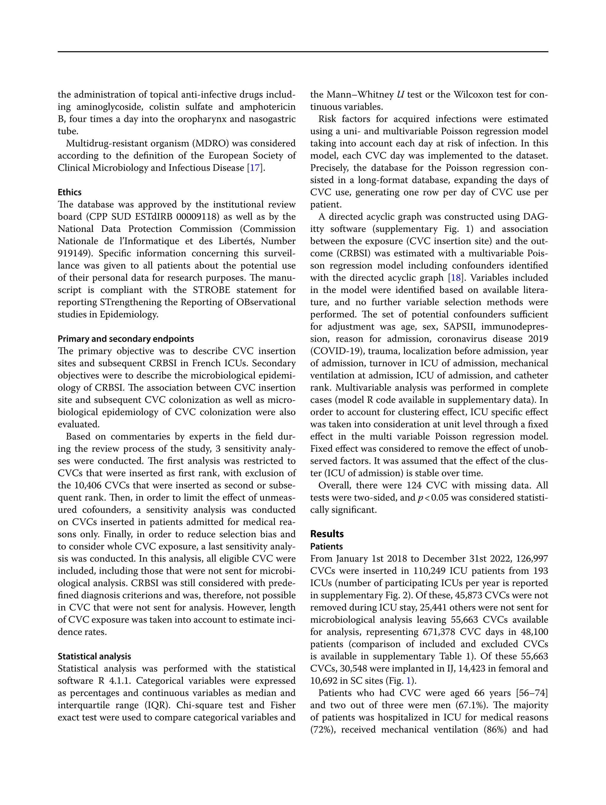 Central venous catheter-related infection does insertion site still ...