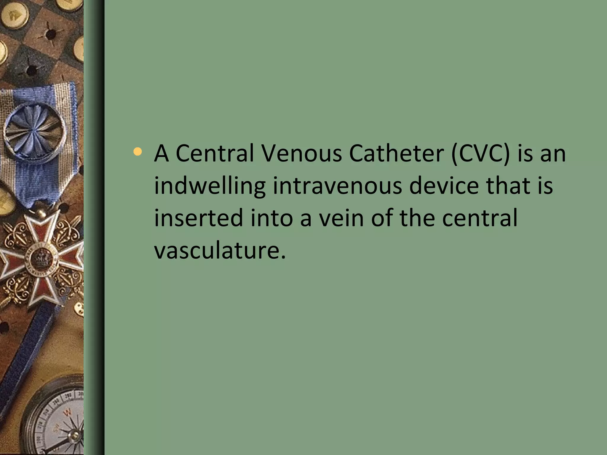Central venous catheterisation | PPT
