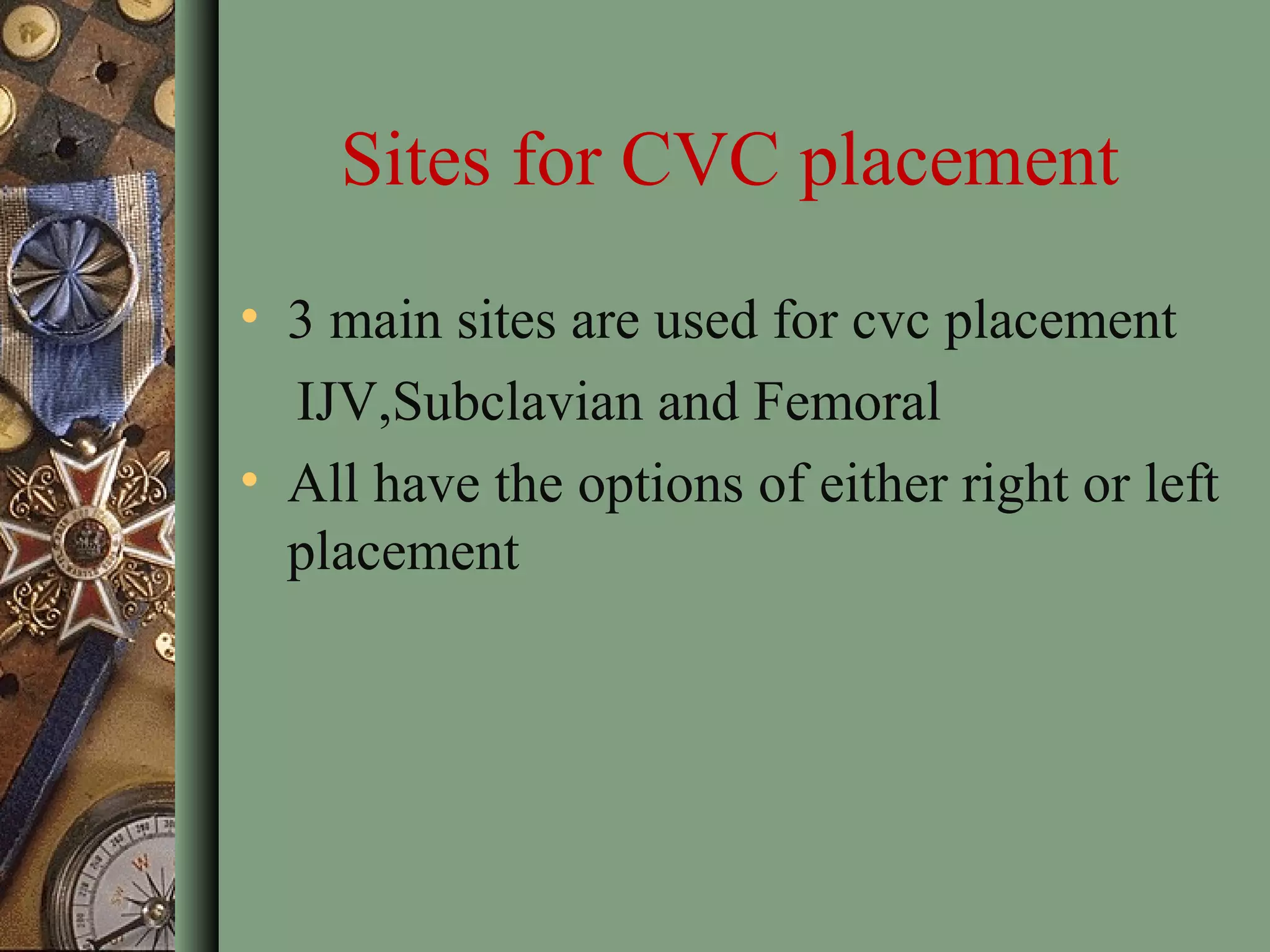 Central venous catheterisation | PPT