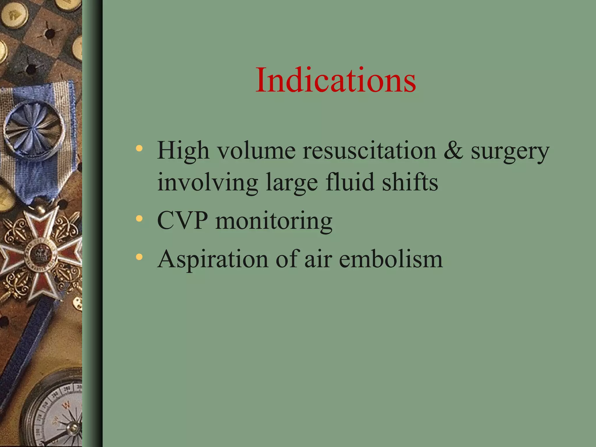 Central venous catheterisation | PPT