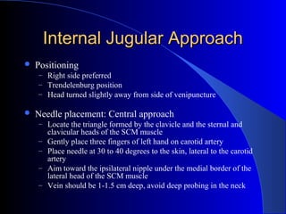 Central venous catheterization | PPT