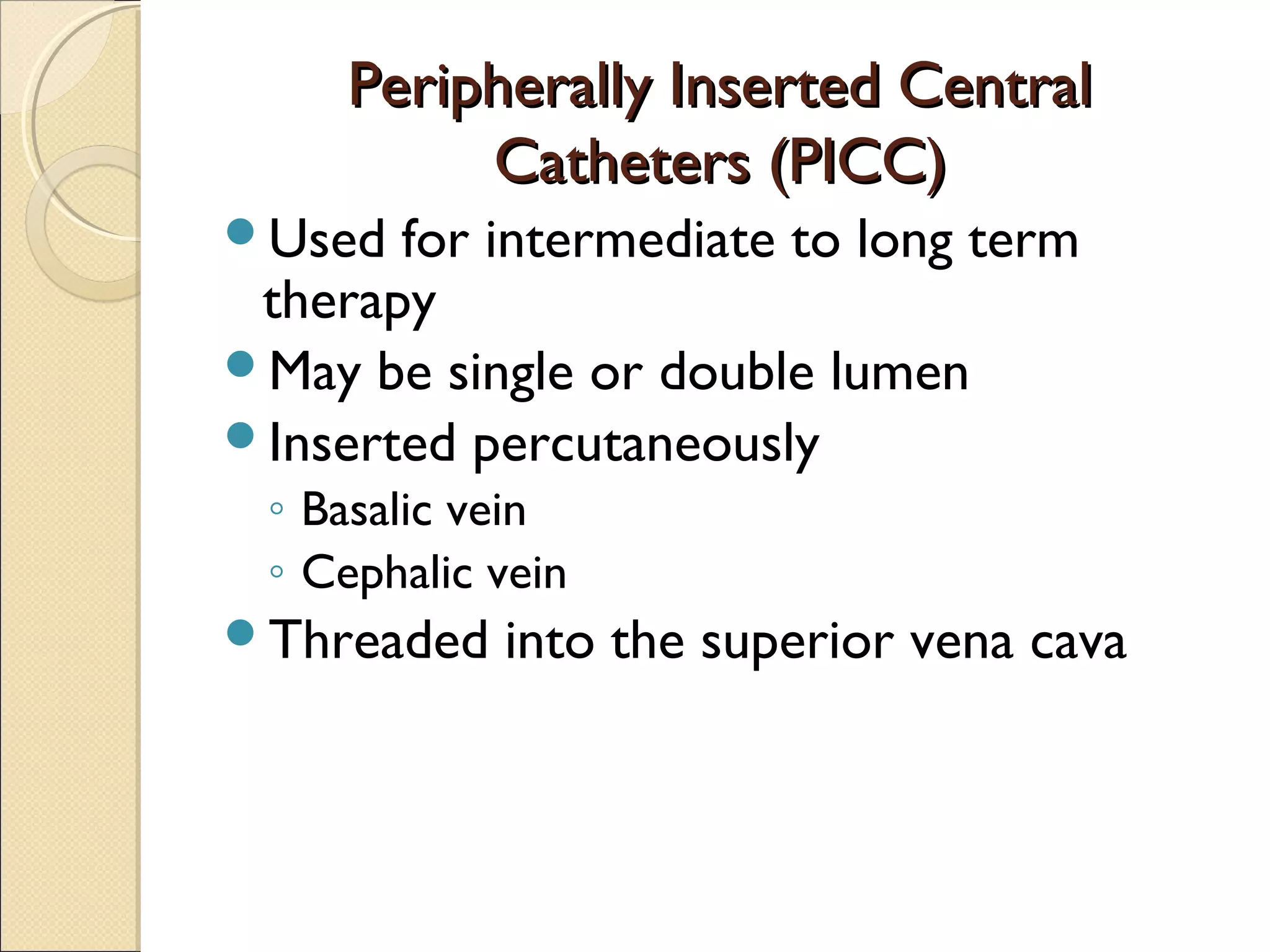 Central venous catheterization | PPT