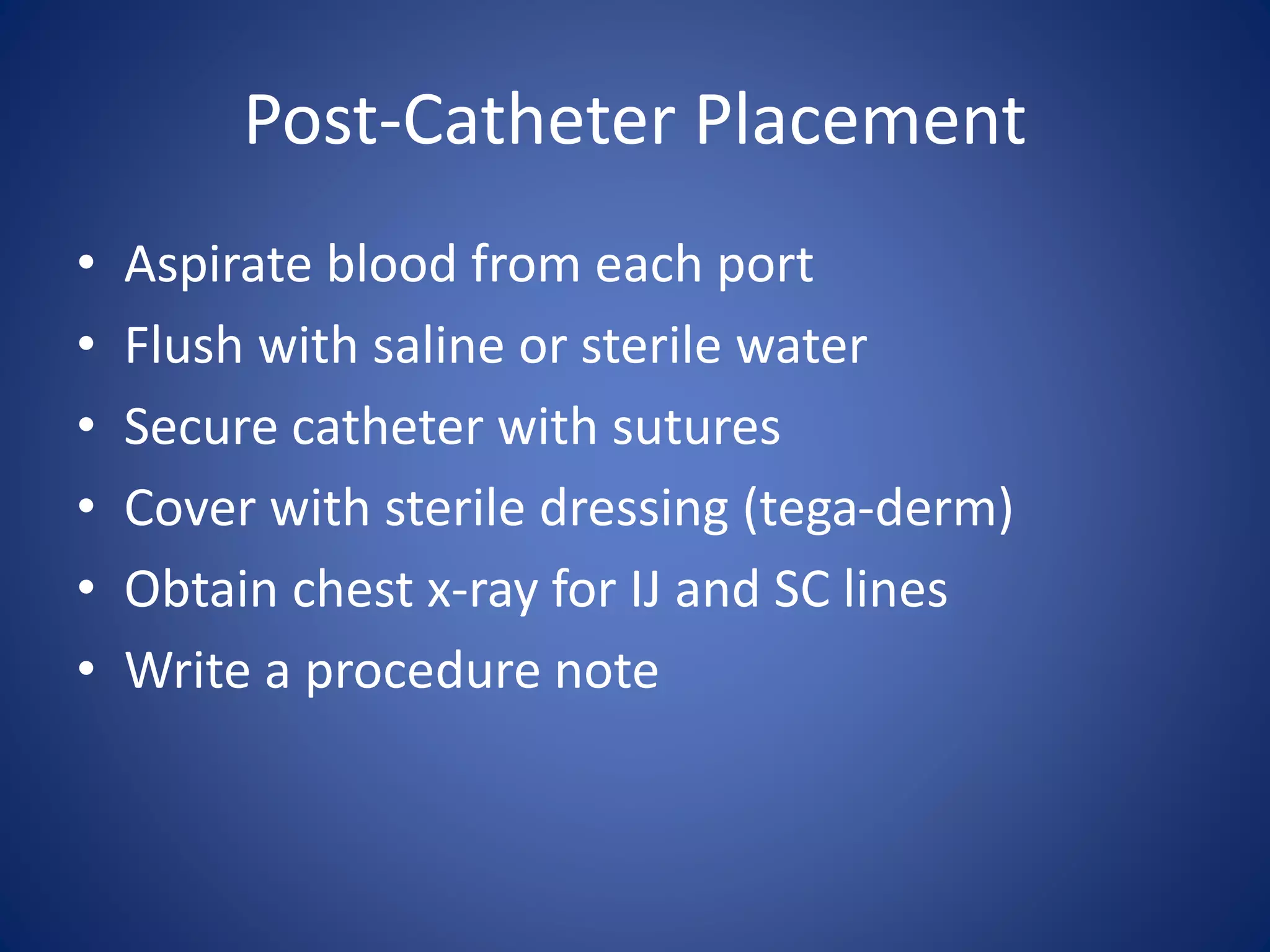 Central venous catheterization | PPTX