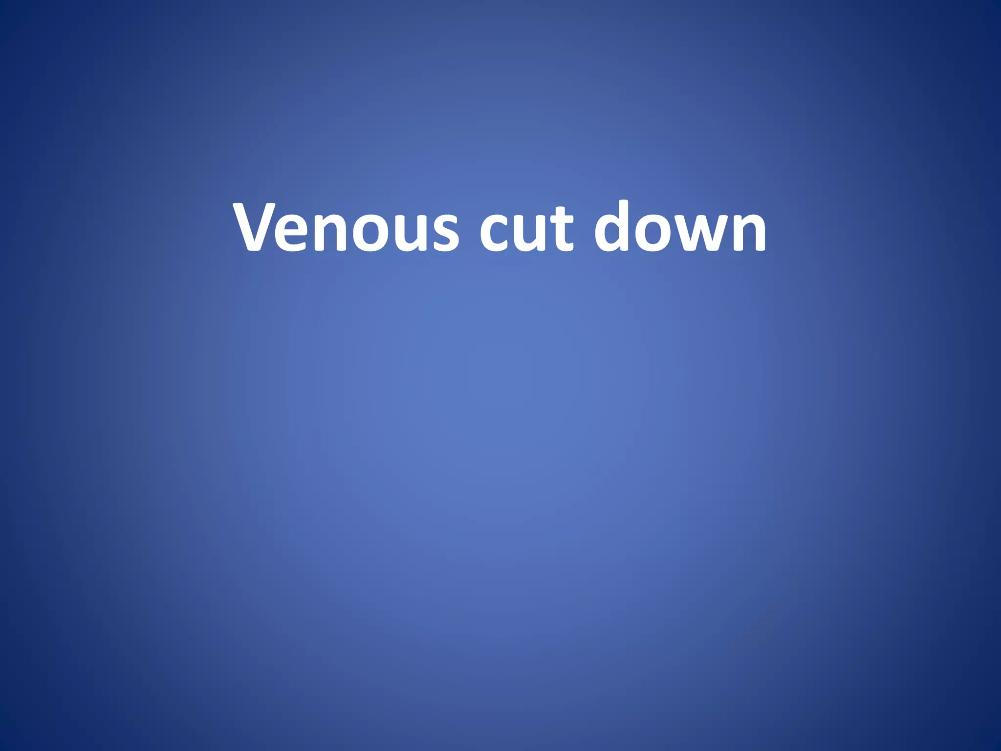 Central venous catheterization | PPTX