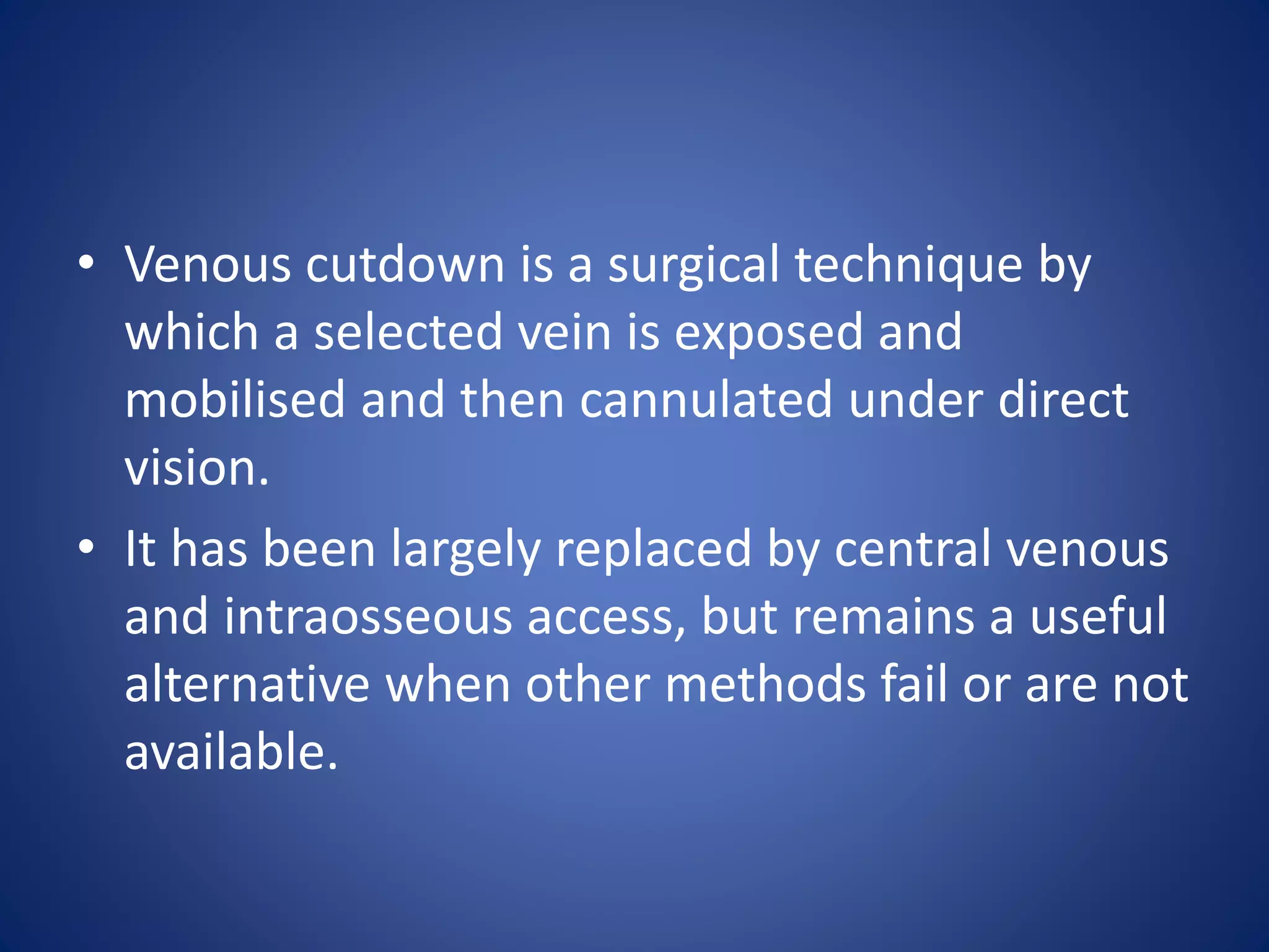 Central venous catheterization | PPTX