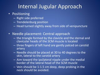 Central venous catheterization | PPTX