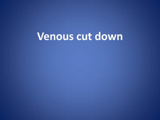 Central venous catheterization | PPTX