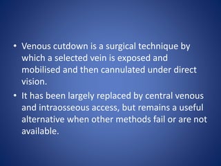 Central venous catheterization | PPTX