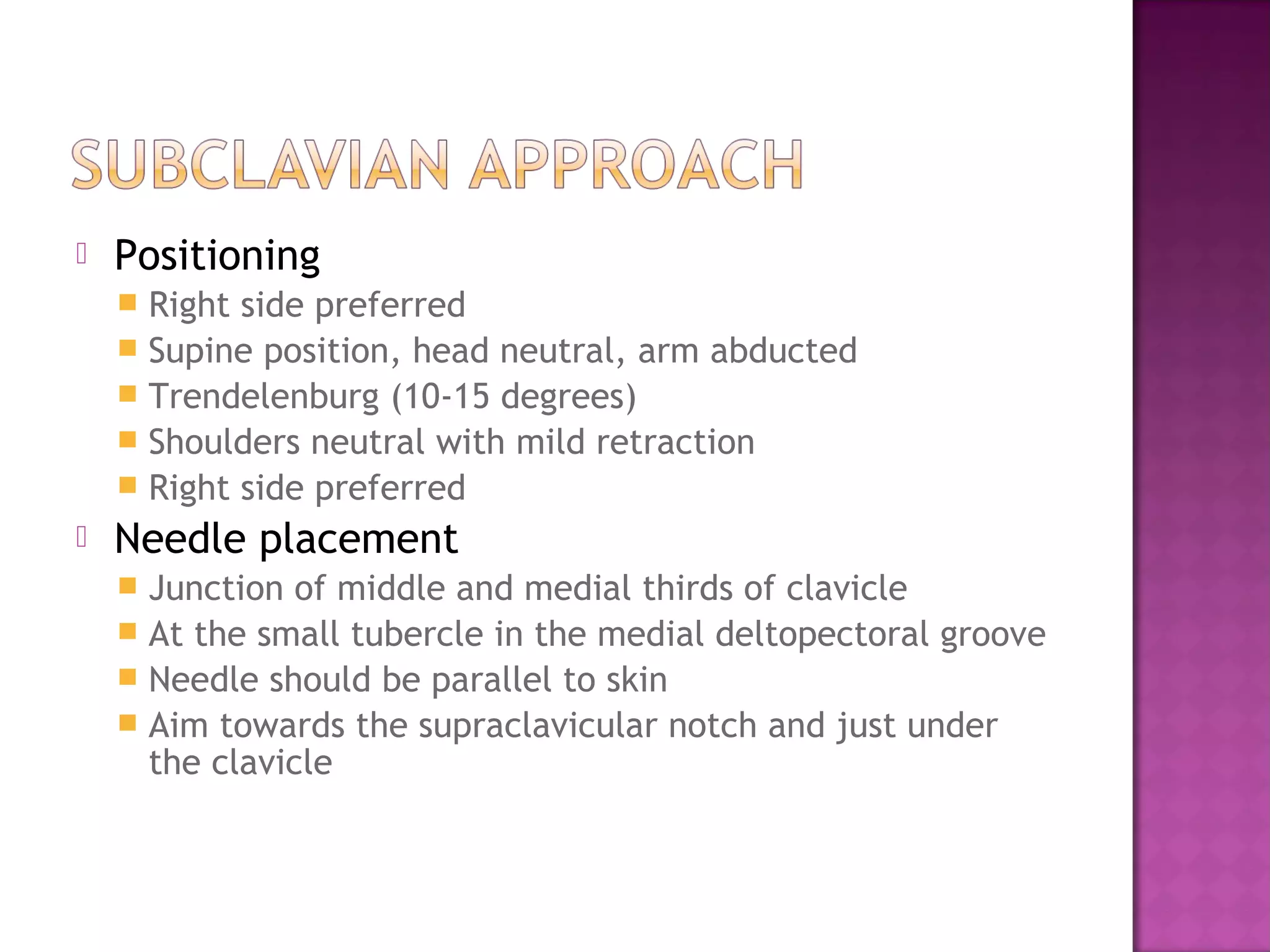Central venous catheterization | PPT