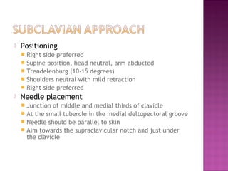 Central venous catheterization | PPT