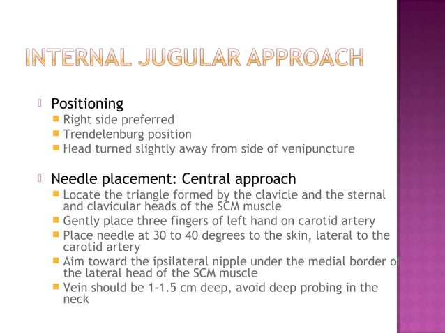 Central venous catheterization | PPT | First Aid | Injuries