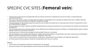 CENTRAL VENOUS CATHETERIZATION mainly in the Intensive care unit.pptx