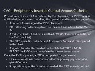 Central venous catheters | PPTX