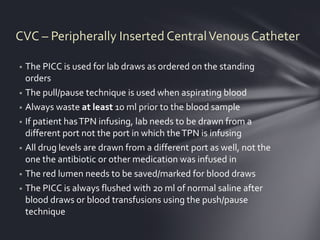 Central venous catheters | PPTX