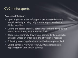 Central venous catheters | PPTX