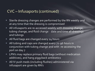 Central venous catheters | PPTX