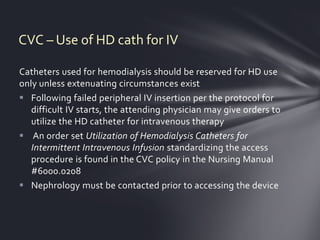 Central venous catheters | PPTX