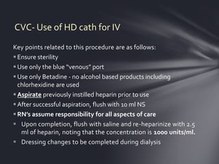 Central venous catheters | PPTX