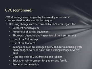 Central venous catheters | PPTX