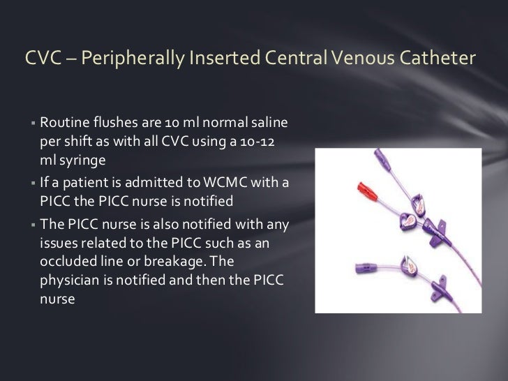 Central venous catheters