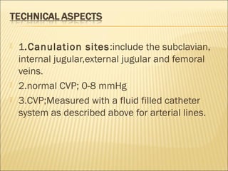 Central venous lines | PPT