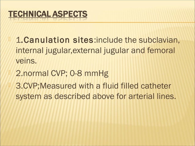 Central venous lines | PPT