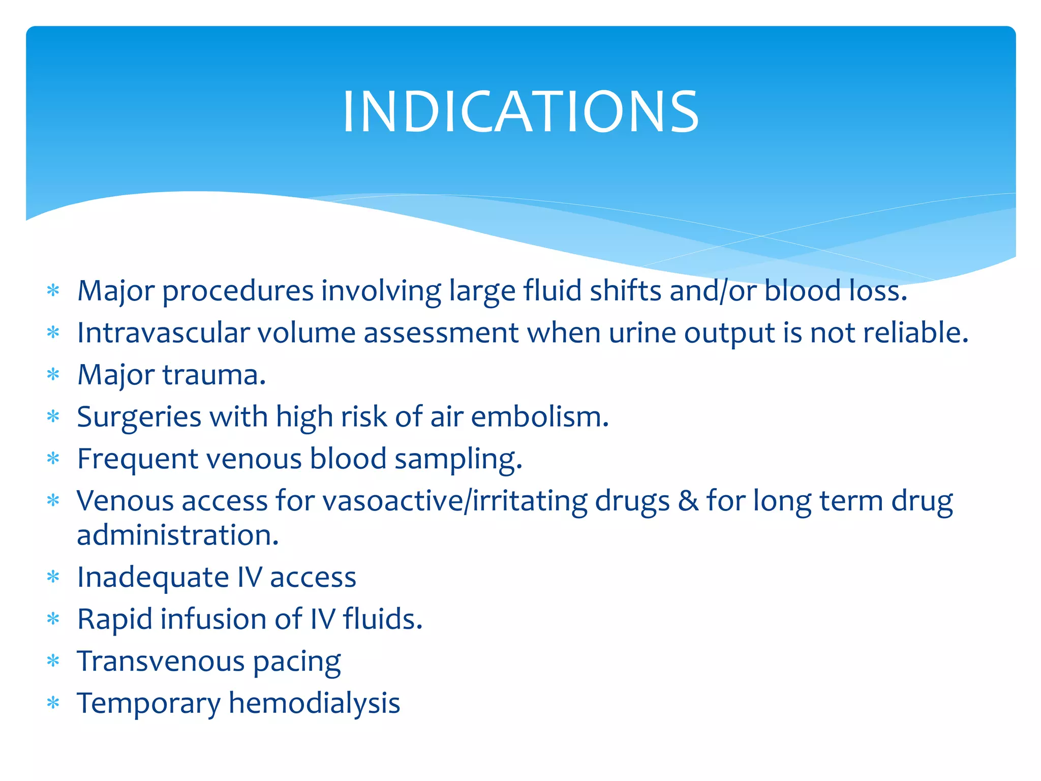 Central venous pressure | PPTX