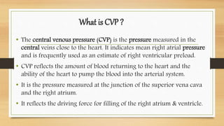 Central venous pressure monitoring - Pooja Murkar | PPTX