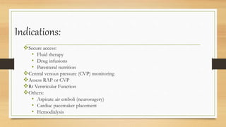 Central venous pressure monitoring - Pooja Murkar | PPTX