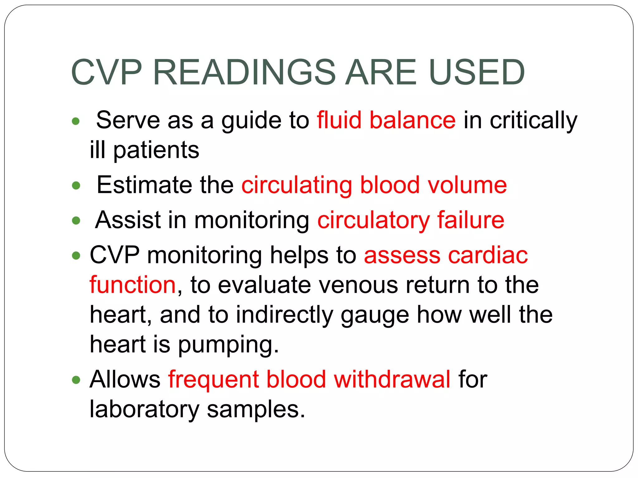Central venous pressure monitoring | PPTX