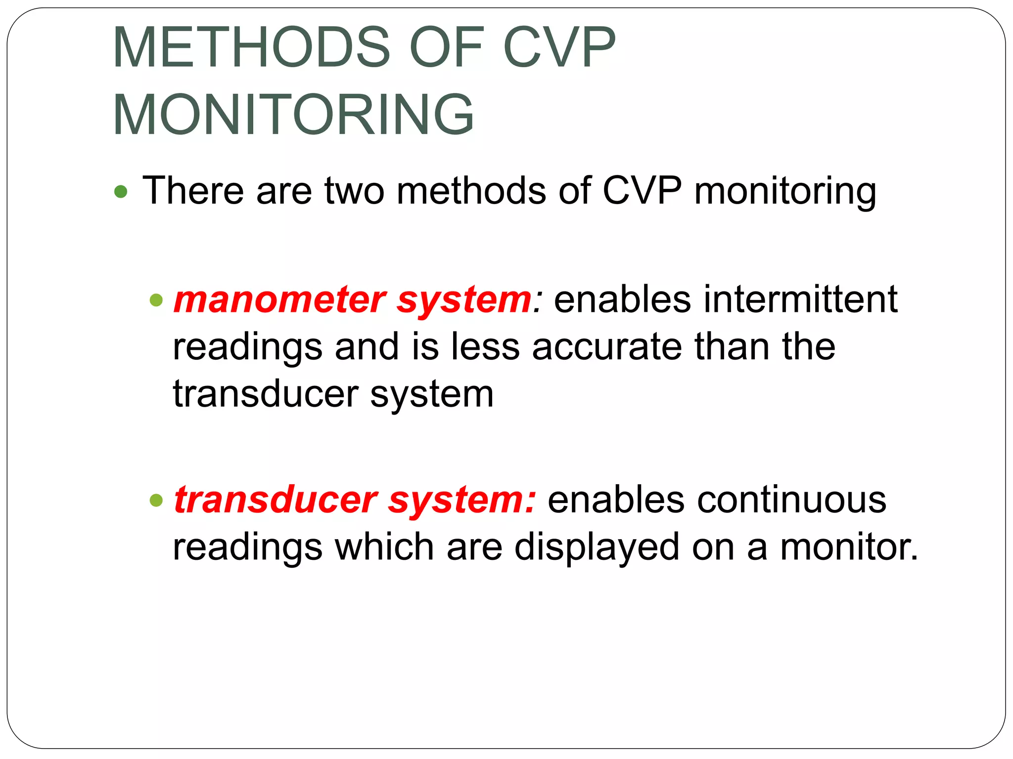 Central venous pressure monitoring | PPTX