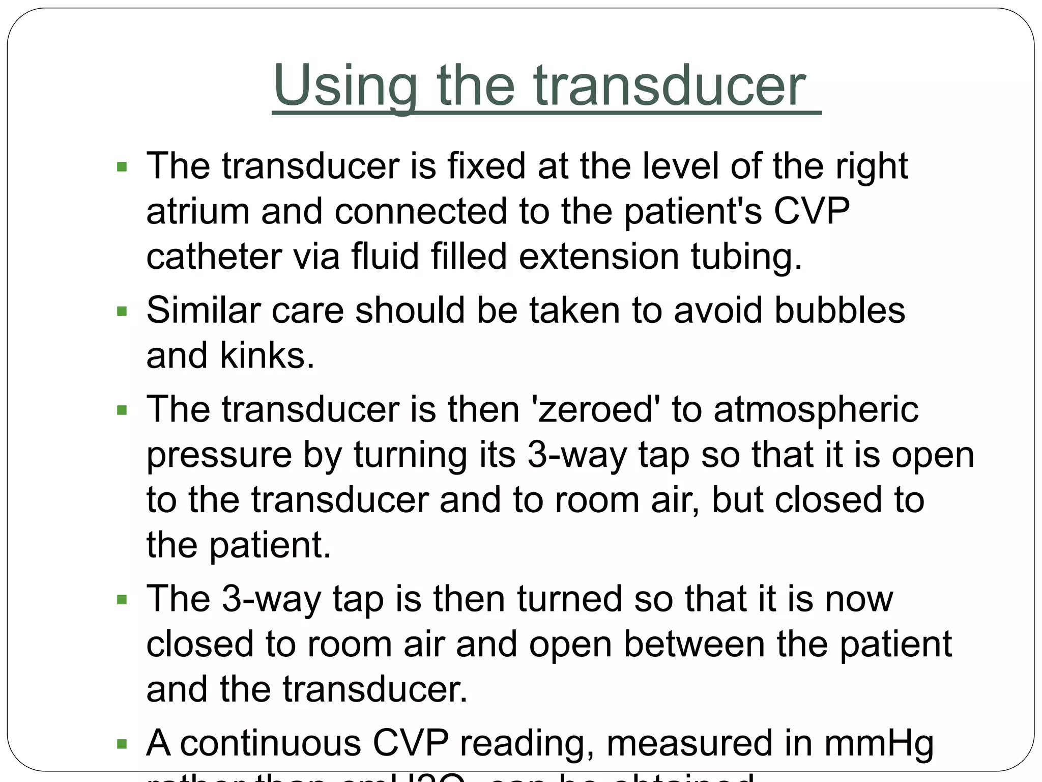 Central venous pressure monitoring | PPTX