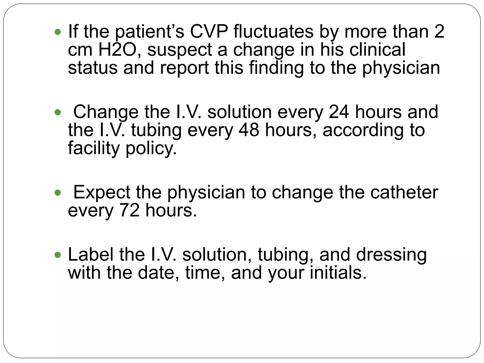 Central venous pressure monitoring | PPTX
