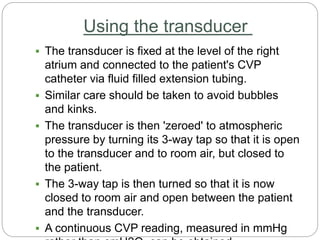 Central venous pressure monitoring | PPTX