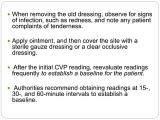 Central venous pressure monitoring | PPTX