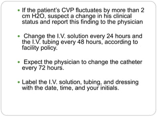 Central venous pressure monitoring | PPTX